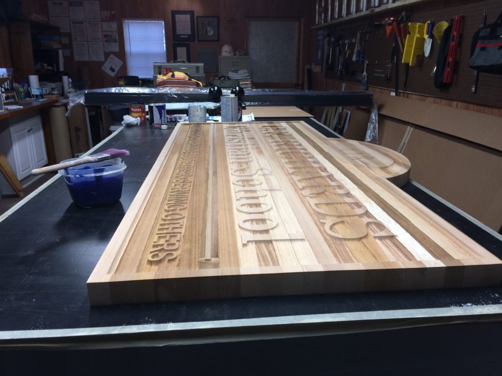 How to Make a Sandblasted Wood Sign - Augusta Sign Company