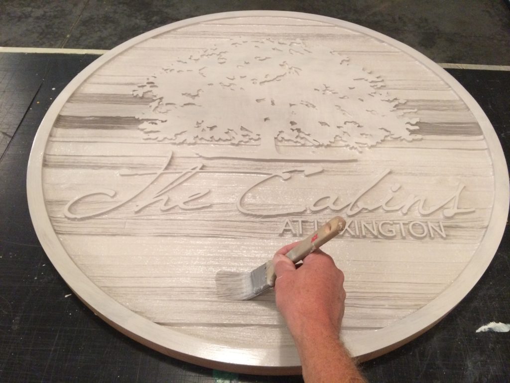How to Finish a Sandblasted Sign - Augusta Sign Company